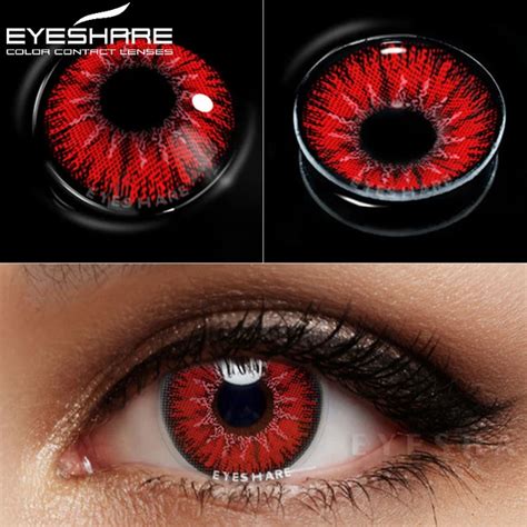 Natural Red Eye Colors