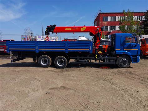 Новый Бортовой с КМУ Камаз 6586-322-11 С Кму Palfinger Inman It 150 На ...