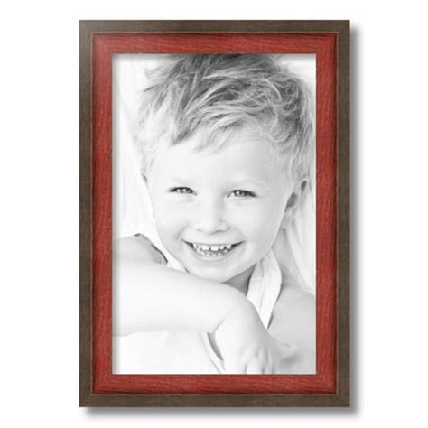 Arttoframes 11 X 17 1 75 Red Charcoal Cap Picture Frame 11x17 Inch