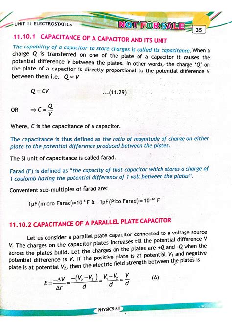 Solution Exame Notes Of Physics Topic Capacitor Combination Of Capacitors Electric Polarization