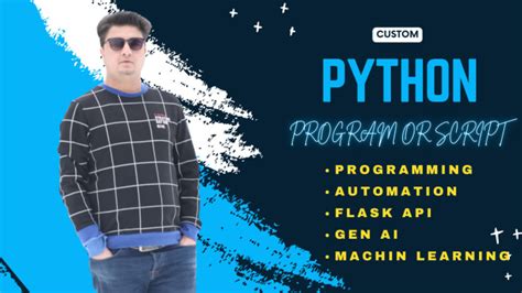 create a python program or script including flask django and ai models