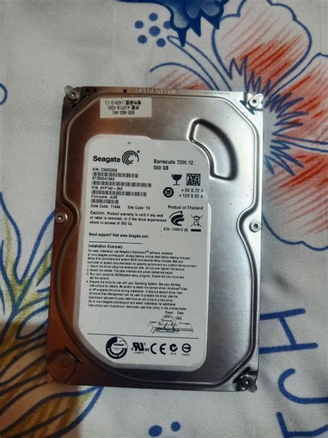 Seagate Barracuda 7200 12 500gb Hdd Computers And Tech Parts And Accessories Hard Disks