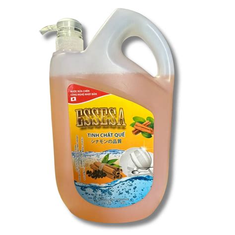 Nước Rửa Chén Tinh Chất Tự Nhiên Essesa 21 Lít Tinh Chất Quế Essesa