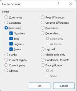 Goto Special Formula Blog Tutorial Microsoft Excel