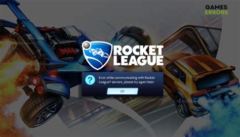 Error While Communicating With Rocket League Servers Solved