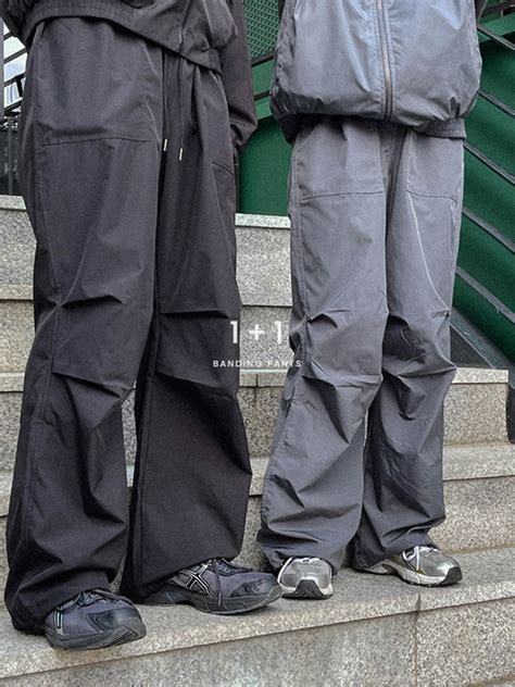 미스터스트릿 11 로드 Wb 파라슈트 밴딩팬츠 위시버킷