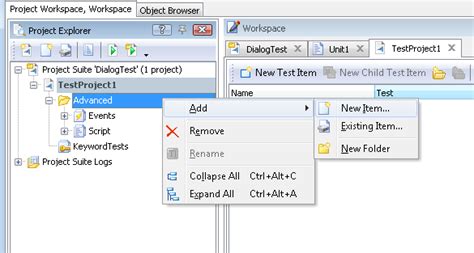 Adding GUI Forms In TestComplete Project Automation Beyond