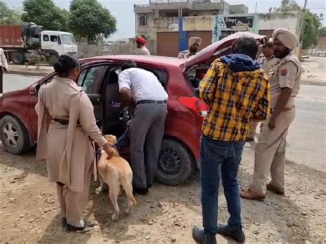 Operation Seal On The Punjab Haryana Border Bathinda Police Checking