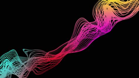 Abstract Swirling And Flowing Lines Background Seamless Abstract With Particles Form Lines