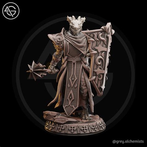 ♂️ Dralag The Dragonborn Paladin Dnd Miniatures Fantasy Character In