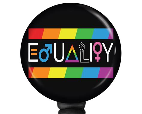 Equality Badge Reel Disabled Lgbtq Black Lives Gender Activist Womens
