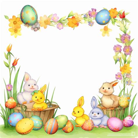 Easter Borders Cliparts 4196852 Clipart Library All For One