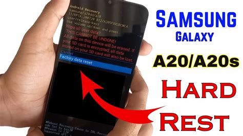 Samsung Galaxy A A S Hard Reset Remove Samsung Galaxy A Screen Pattern Lock YouTube