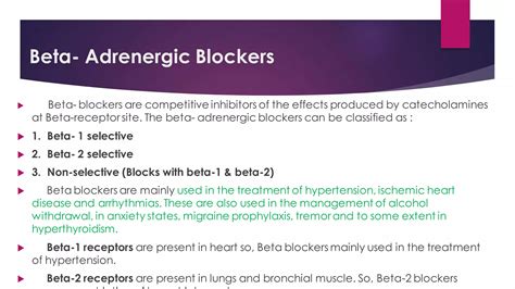 Adrenergic Blockers Pdf Heart And Cardiovascular Diseases