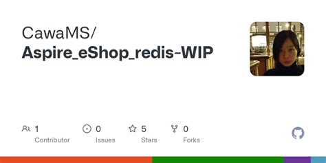 Github Cawamsaspireeshopredis Wip