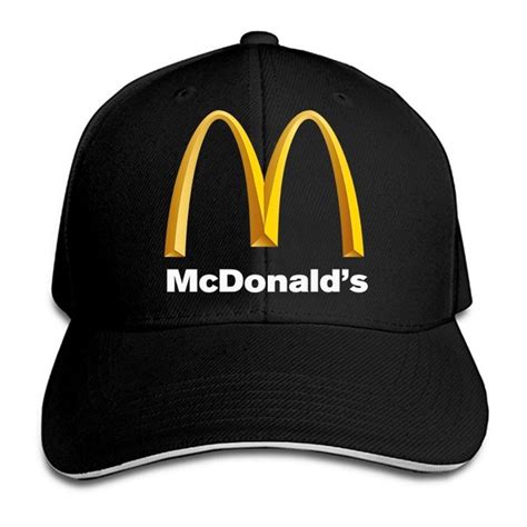 Mcdonalds Personality Hat Performance Hat Unisex Caps Wish