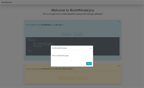 Boot Modal Js Alert Or Confirm Popups Based On Bootstrap Modals