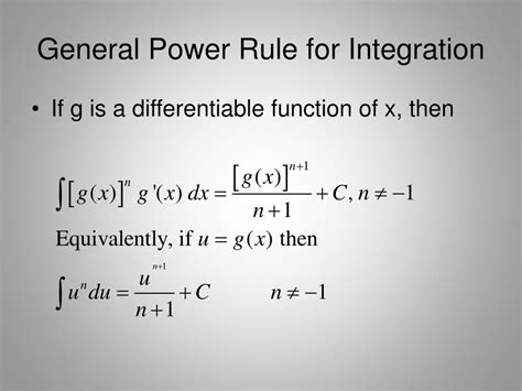 Ppt Integration By Substitution Powerpoint Presentation Free