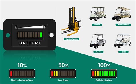 Led Battery Level Indicator48v Battery Gaugeapplicable To