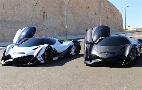 Wallpaper Summer Lights Highway Lights Summer Highway Hypercar
