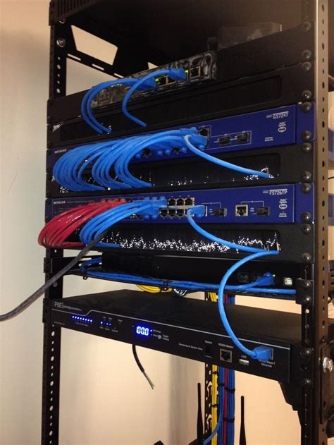 Router Network Switch And Power Distribution Unit Installation Hale