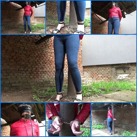 Bondageangel Jeans Pee In Handcuffs 4