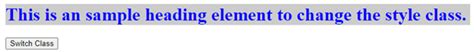 Jquery Switchclass Examples Of Jquery Ui Switchclass Method