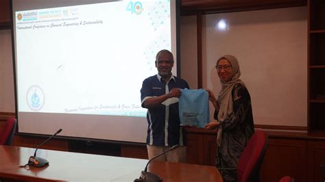 Benchmarking Visit By Universitas Indonesia Department Of Chemical Engineering Sustainability