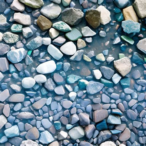 A Smooth And Cool Texture With Polished Stones And Icy Surfaces4
