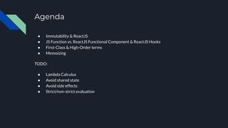 React JS Functional Programming Principles PPT