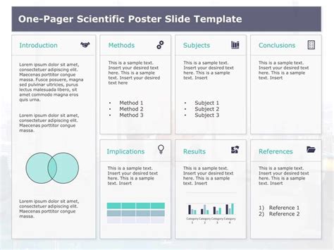 One Page Scientific Research Powerpoint Template