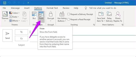 How To Change The From In Outlook