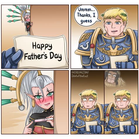 Idiot Of The East Emperor Of Mankind Roboute Guilliman Yvraine Warhammer 40k Highres 1girl