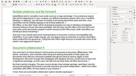LibreOffice Released Brings A Year Old Feature Request In Writer Softpedia