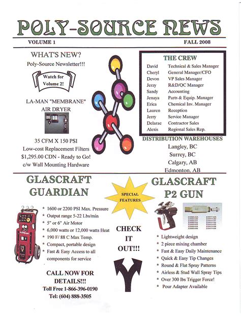 Spray And Pour Foam Newsletter Polysource