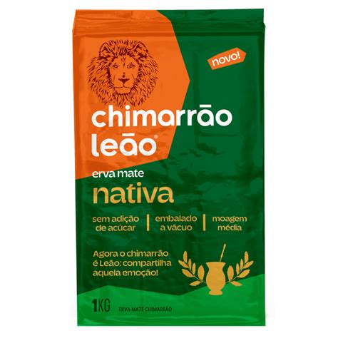 Erva Mate Leão Nativa Chimarrão Vácuo 1kg Comper