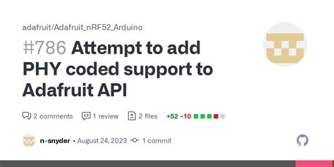 Attempt To Add Phy Coded Support To Adafruit Api By N Snyder · Pull
