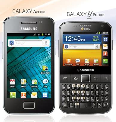 Samsung Galaxy Ace Duos And Galaxy Y Pro Duos Now Available In India Via Flipkart