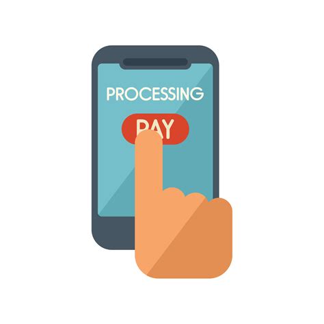 Pay Processing Icon Flat Vector Money Payment 17335120 Vector Art At