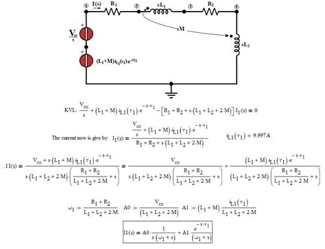 Transient Analysis With Charged And Uncharged Inductor In Series Electrical Engineering Stack