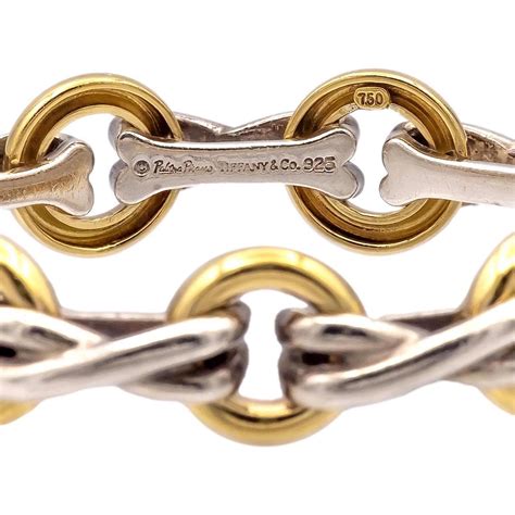 Paloma Picasso For Tiffany And Co 18k Yellow Gold And Silver Xo