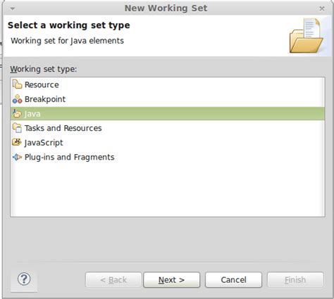 Organizandonos Con Eclipse Iworking Sets Arquitectura Java