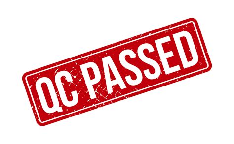 Qc Passed Stamp Vector Illustration Graphic By Mahmudul Hassan