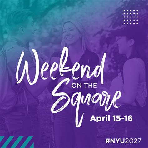 Admitted Student Events Just For Nyu2027 Meet Nyu