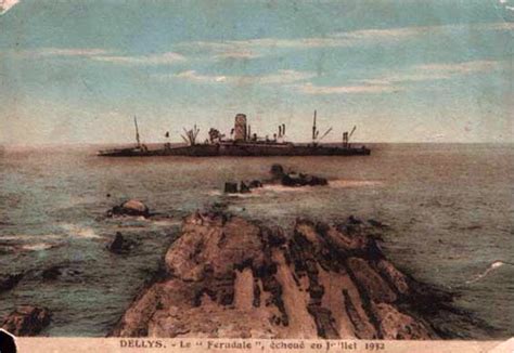 Lycée Technique Detat De Dellys Lte Dellys En 1932 Le Cargo Anglais Le Ferndale Séchoue