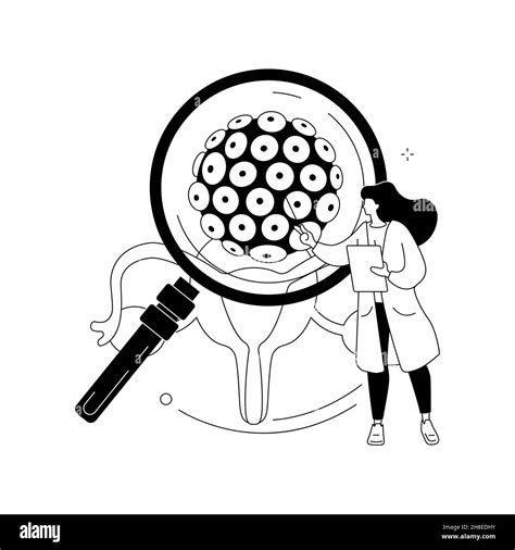 Human Papillomavirus Hpv Abstract Concept Vector Illustration Stock