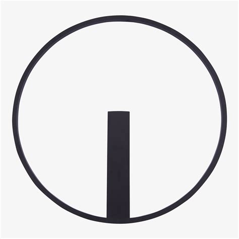 Lampa Sufitowa Led Czarna Corit 585 Cm Agata