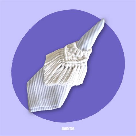 Servilletero Macramé Anuditos