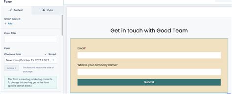 Form Frenzy Unleash The Power Of Hubspot Forms Good Team A Hubspot