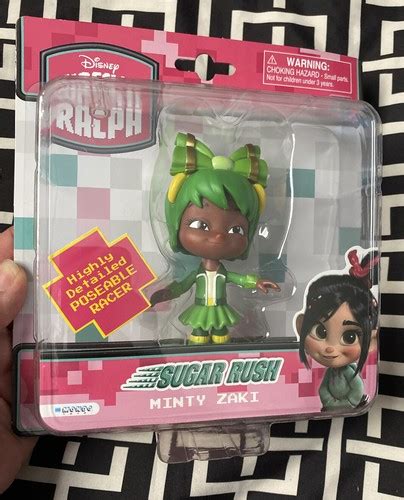 Disney Wreck It Ralph Sugar Rush Minty Zaki Poseable Racer Doll By